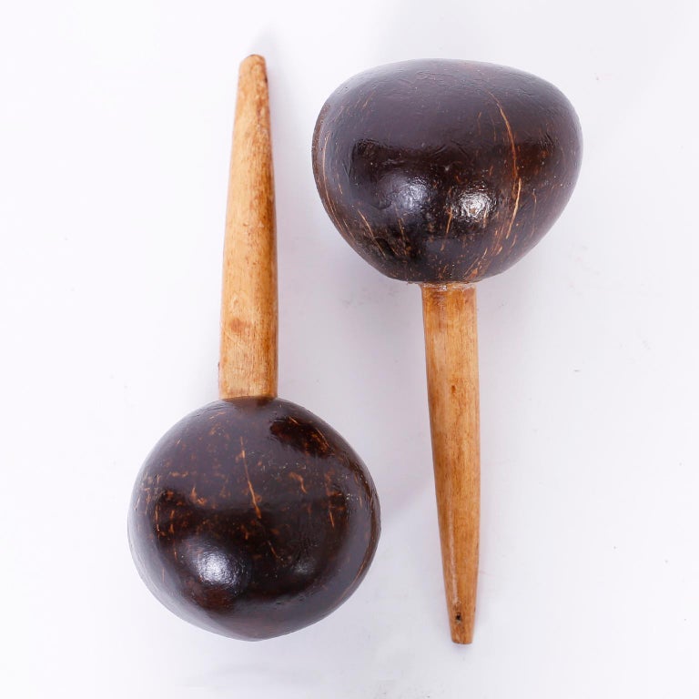 Group of Four Vintage Maracas, Priced Per Pair For Sale at 1stDibs