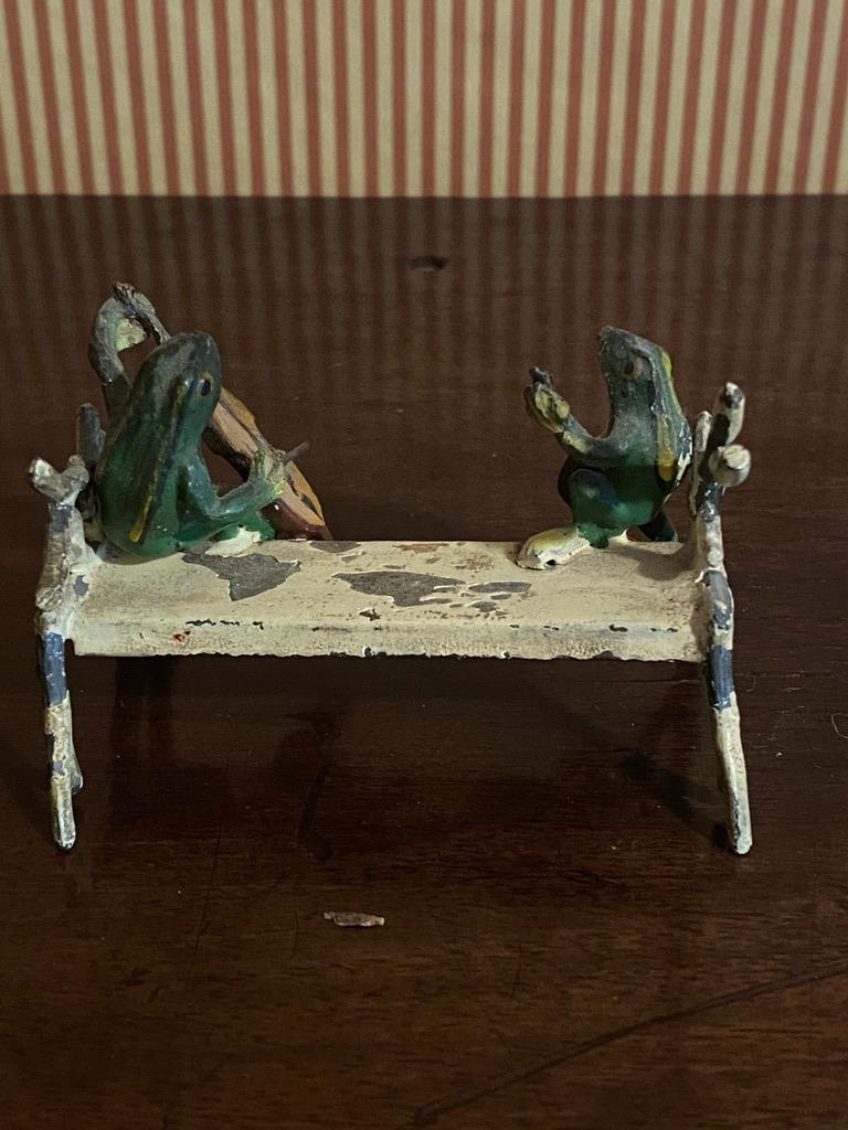 Group of Frog Musicians, Cold Painted Bronze, Austrian, Late 19th ...