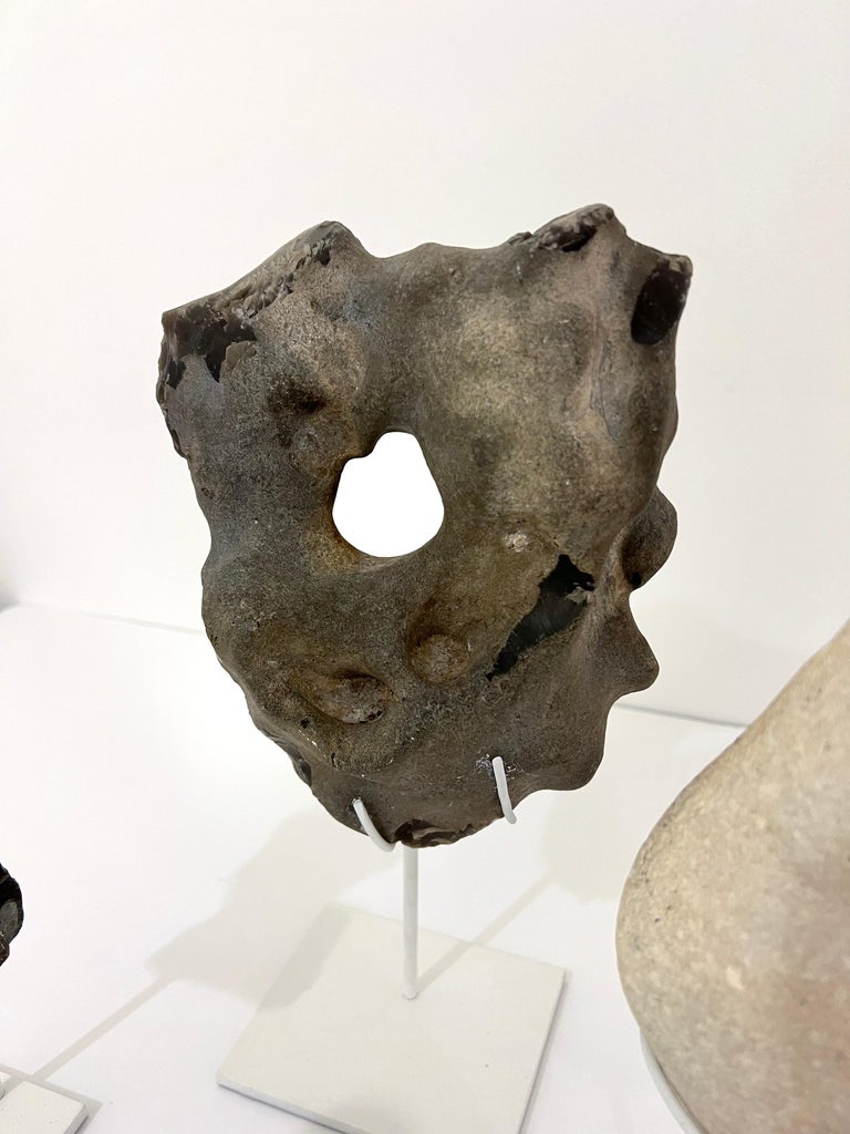 Group of Mounted Natural Sea Stone Specimens from Denmark For Sale at ...