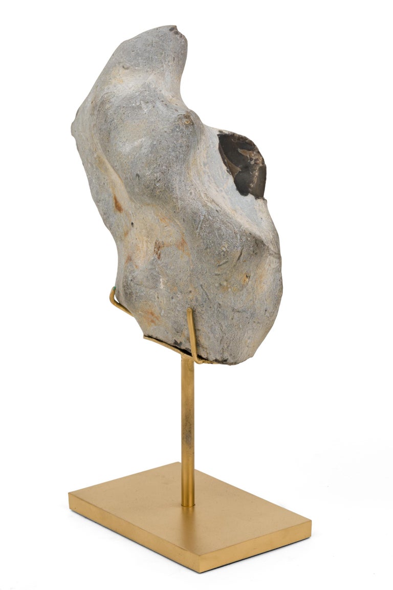 Group of Mounted Natural Sea Stone Specimens from Denmark For Sale at ...