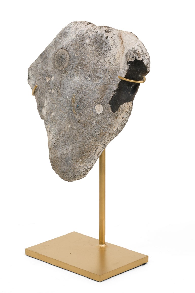 Group of Mounted Natural Sea Stone Specimens from Denmark For Sale at ...