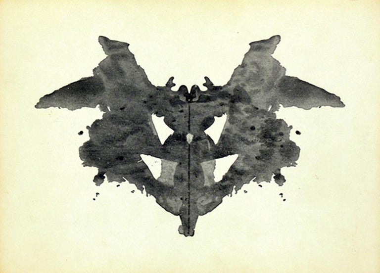 Group of Original Abstract Rorschach Inkblot Test Prints at 1stDibs