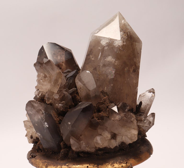 Group of Smoke Crystals, Italy 1880 at 1stDibs