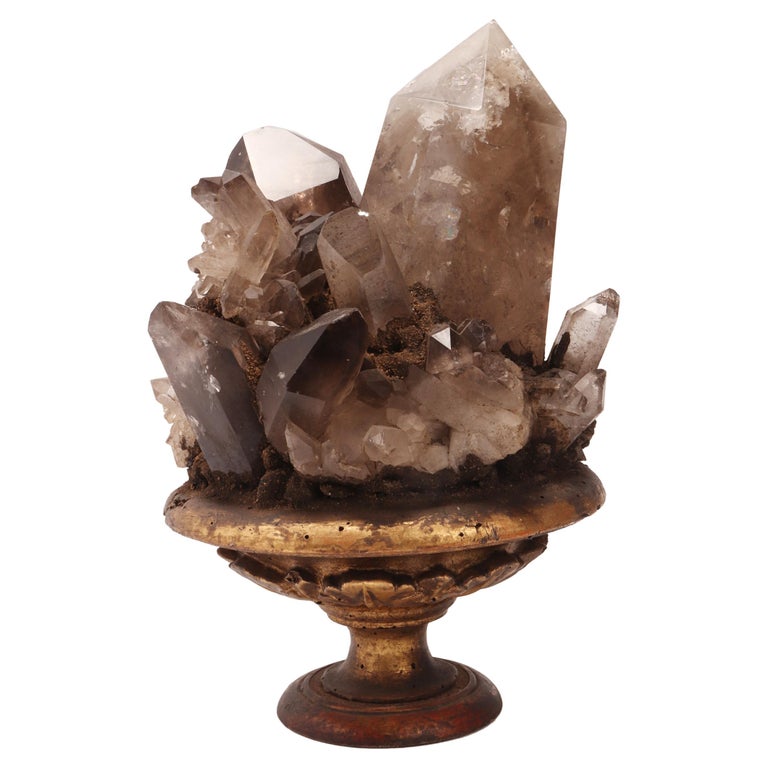 Group of Smoke Crystals, Italy 1880 at 1stDibs