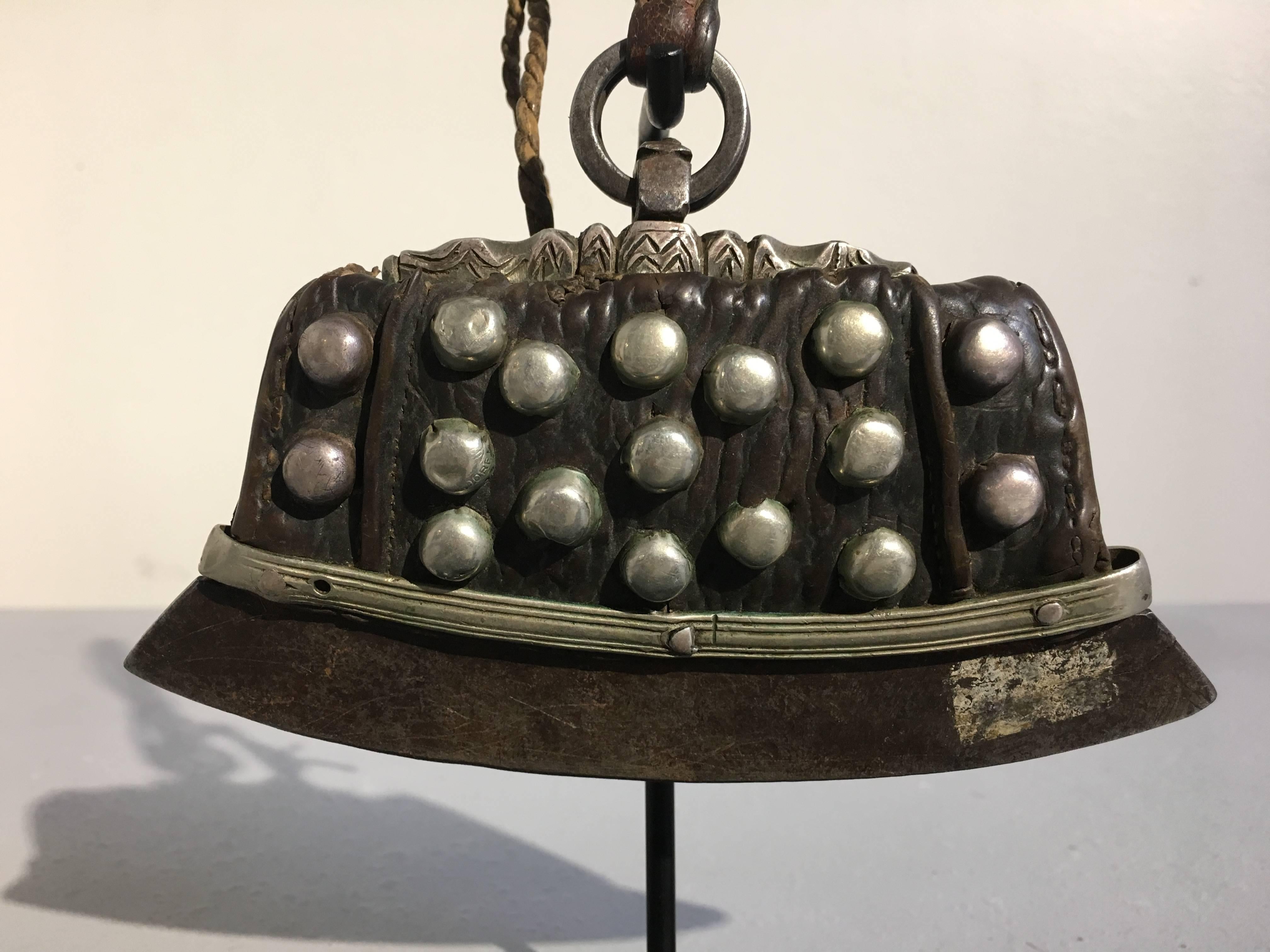 Group of Three 19th Century Tibetan Leather and Metal Flint Striker ...