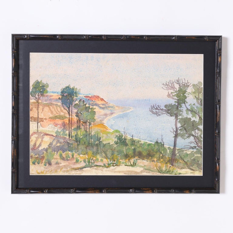 Group of Three Escambia Bay Florida Watercolors by Joy Postle For Sale ...