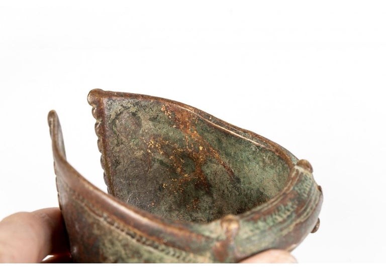 Group of Three Older African Bronze Bracelets/ Anklets For Sale at 1stDibs