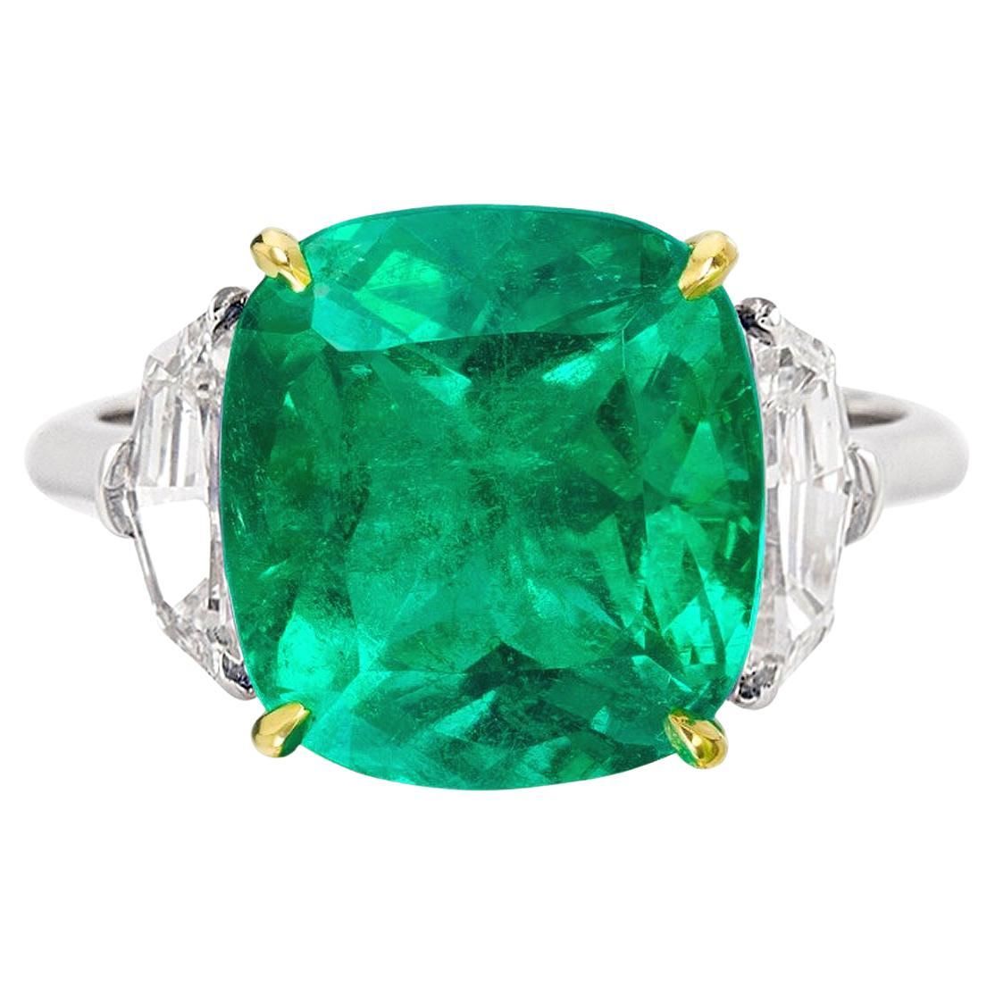 GRS Certified 4 Carat Insignificant Oil Diamond Ring For Sale at 1stDibs