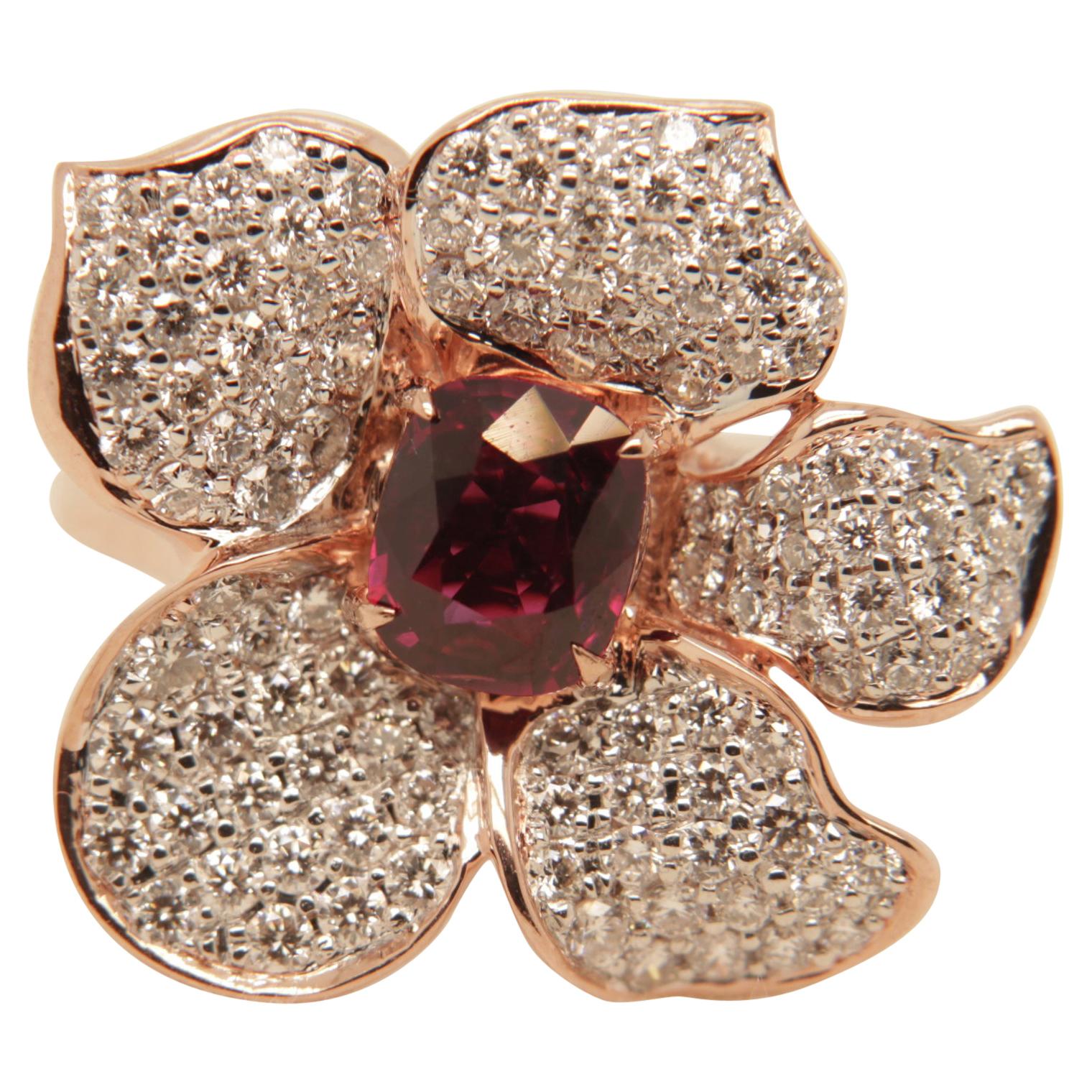 Antique Ruby Solitaire Rings - 450 For Sale at 1stDibs | ruby solitaire ...