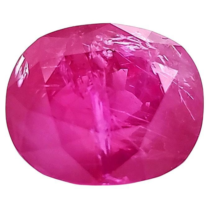 GRS Swiss Lab Certified Unheated Burma Ruby Oval Carats 16.06 'Our Code ...