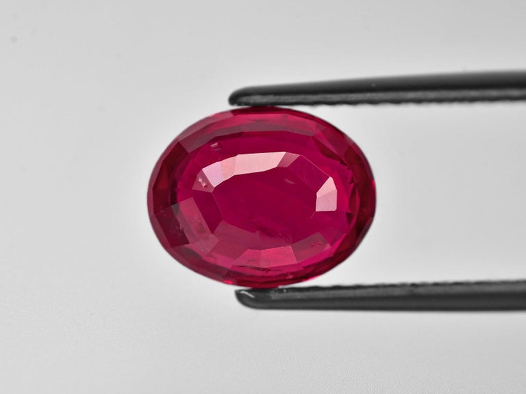 GRS Switzerland Certified 6 Carat Vivid Red Peagon's Blood Red Ruby ...