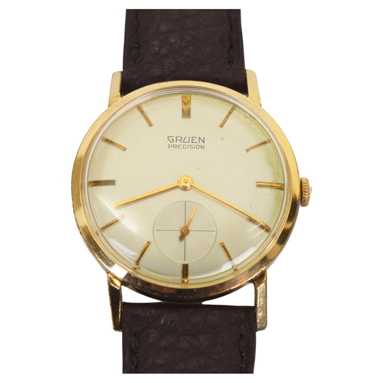Gruen Precision Calibre 510 Mens Wrist Watch at 1stDibs