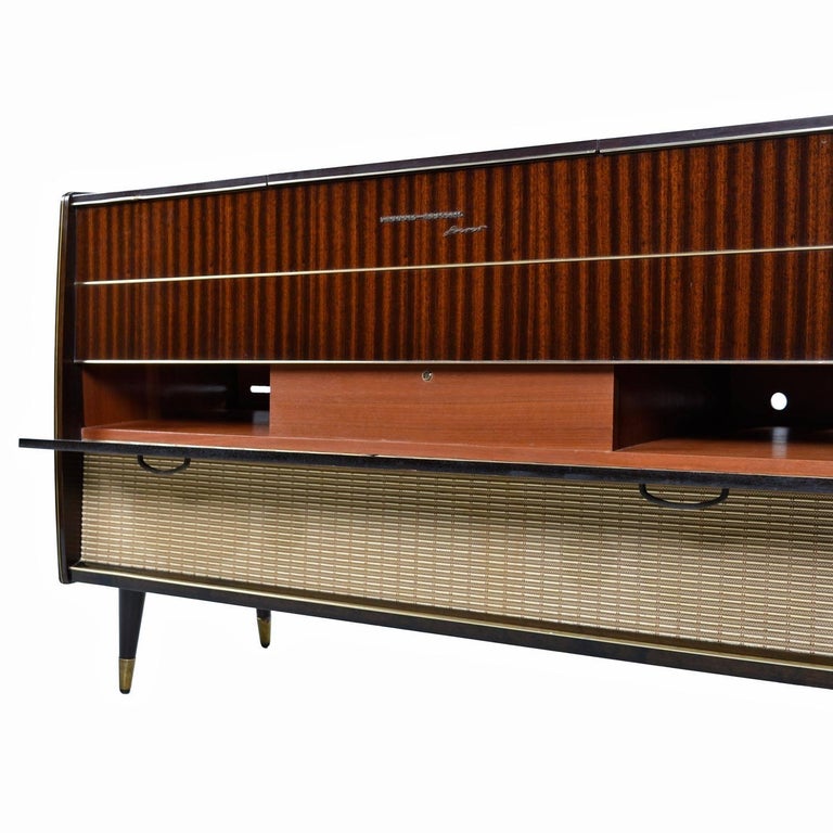 Grundig Majestic Turntable Console Stereo Credenza, Fully Serviced and ...
