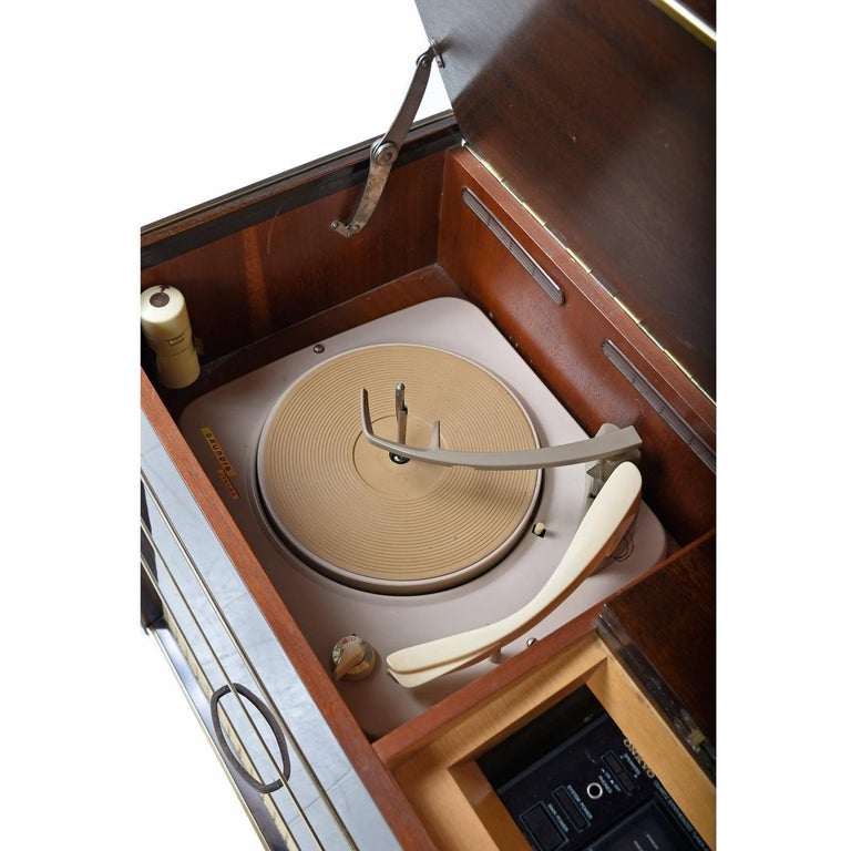 Grundig Majestic Turntable Console Stereo Credenza, Fully Serviced and ...