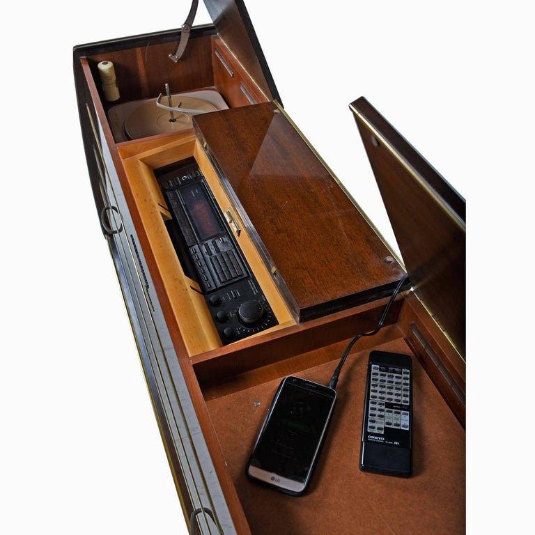 Grundig Majestic Turntable Console Stereo Credenza, Fully Serviced and ...