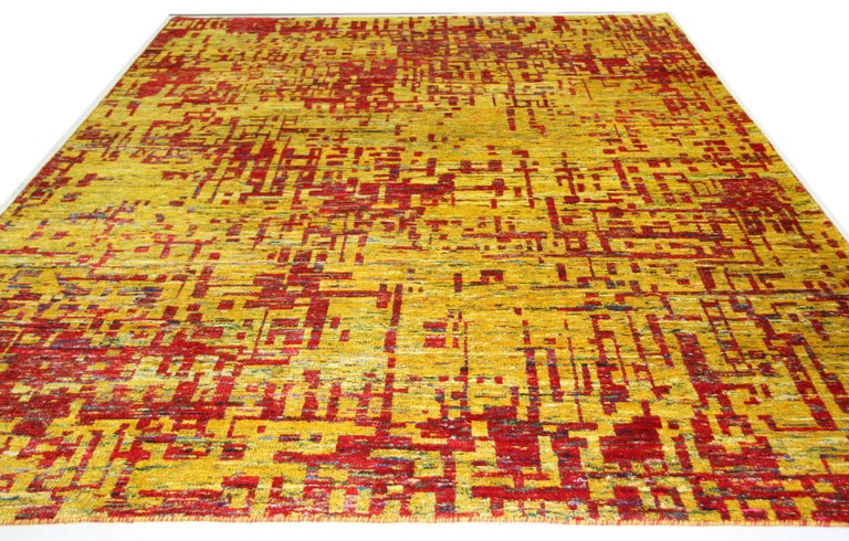 Grunge Red Rug, Multiple Sizes For Sale at 1stDibs