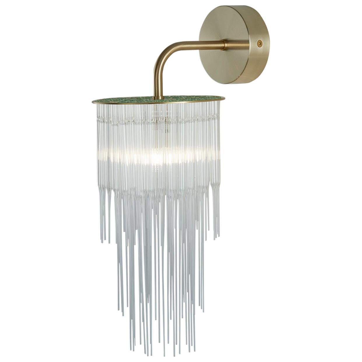 Lumina Matrix Mono Wall Lamp in Brushed Nickel by Yaacov Kaufman For ...