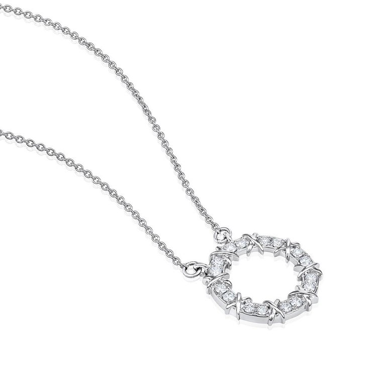 GSI Certified 14k Gold Natural Diamond E-VS Schlumberger Circle ...
