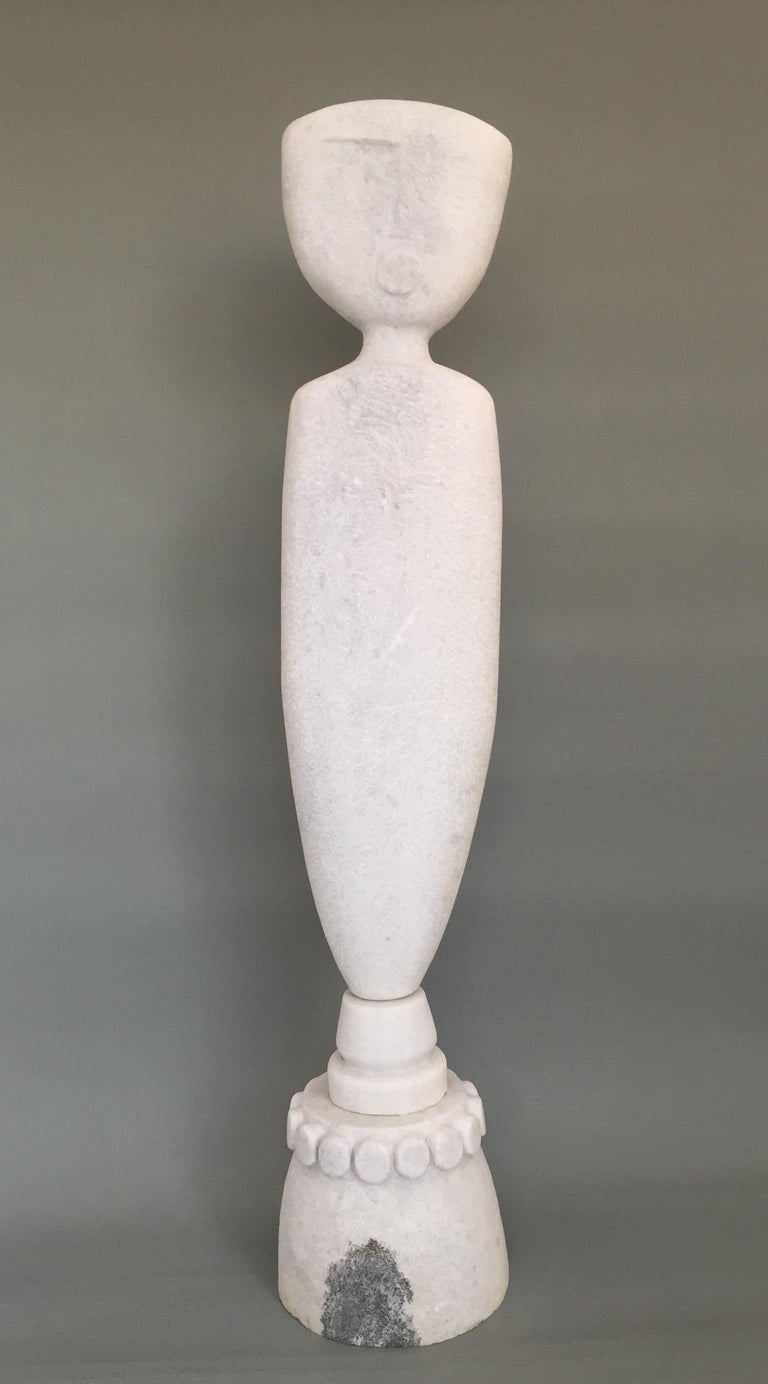 Guardian, Rare Naxian Marble Sculpture by Tom von Kaenel at 1stDibs