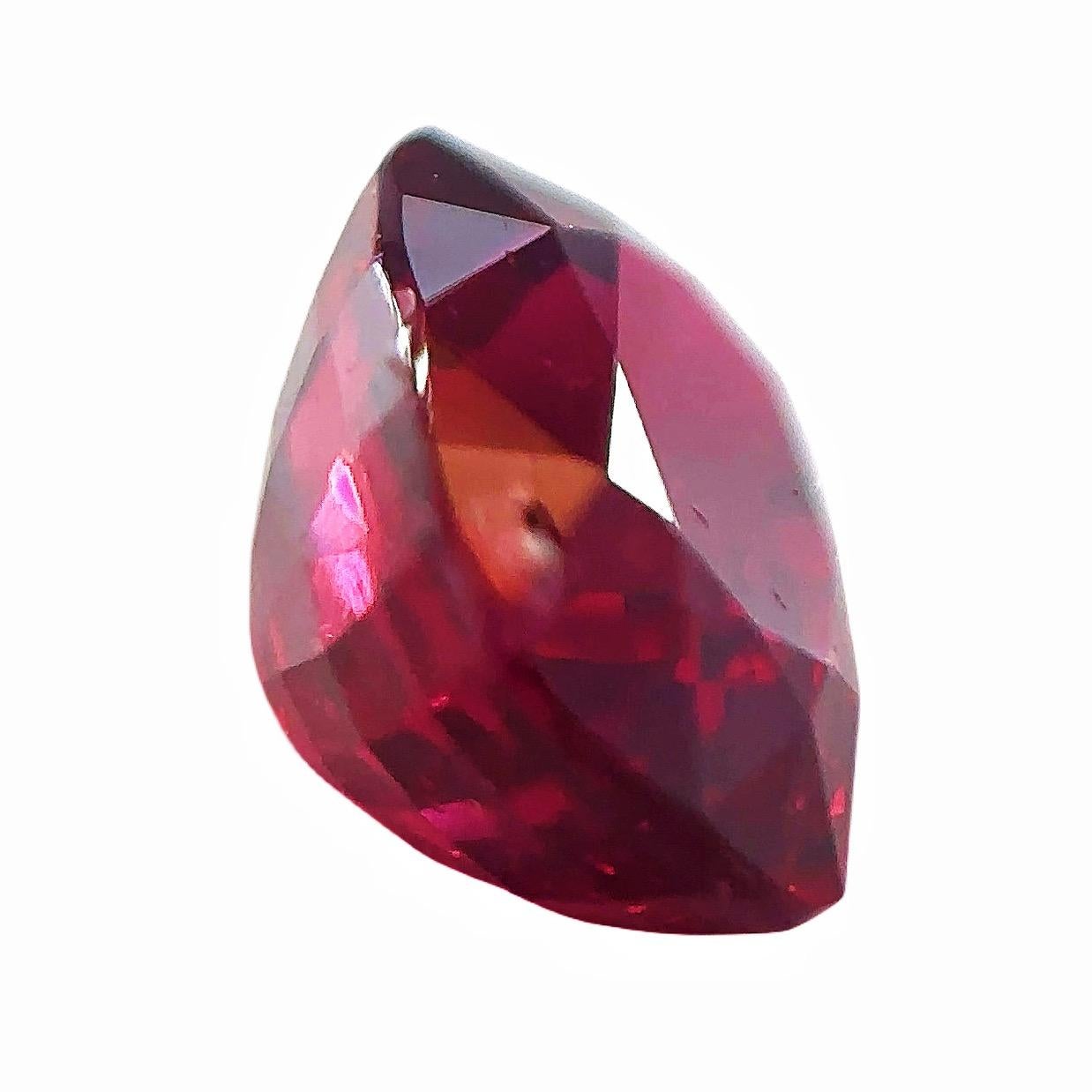 Gubelin Certified 2.01 Carat Unheated Natural Mogok Burma Ruby Loose ...