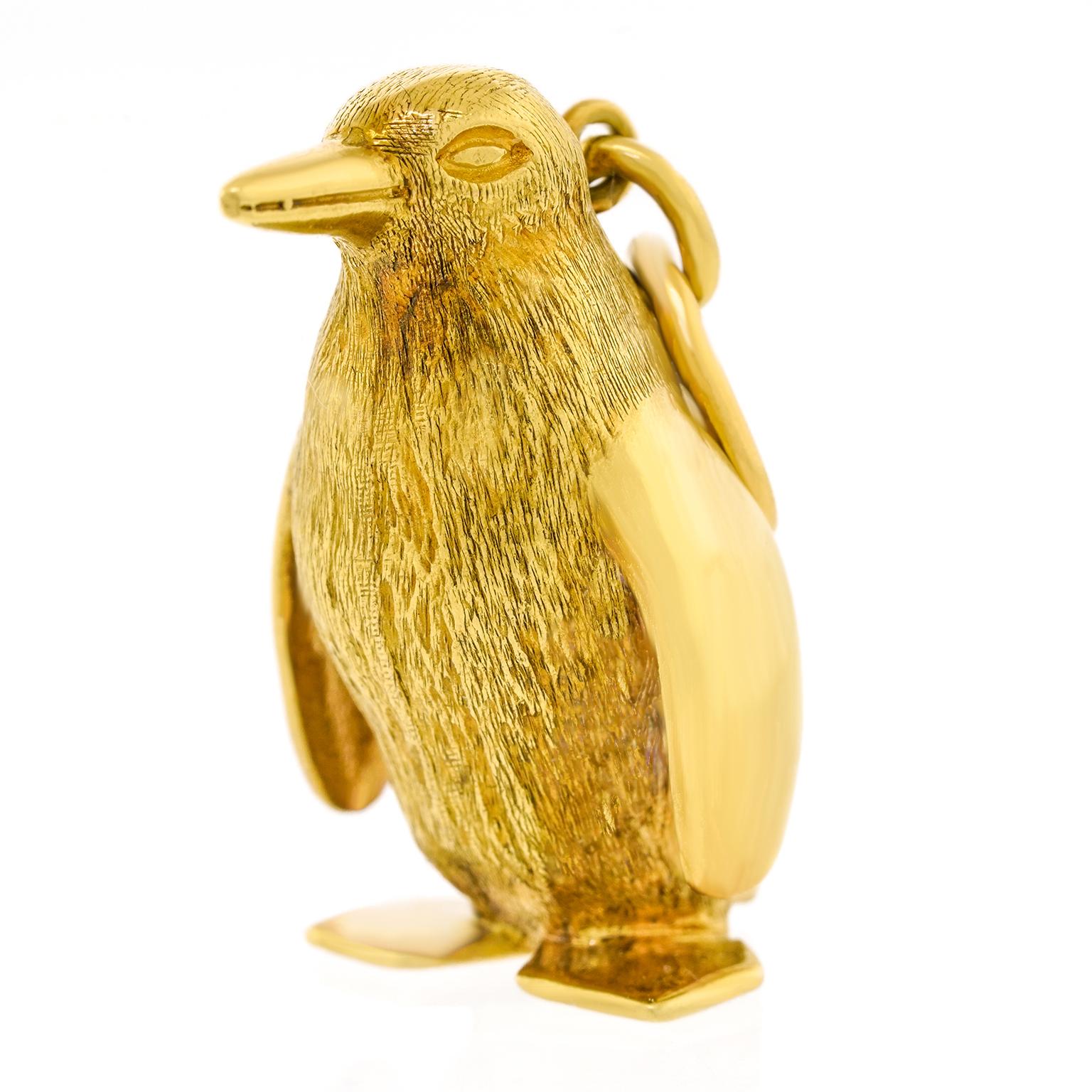 Gubelin Gold Penguin Pendant For Sale at 1stDibs