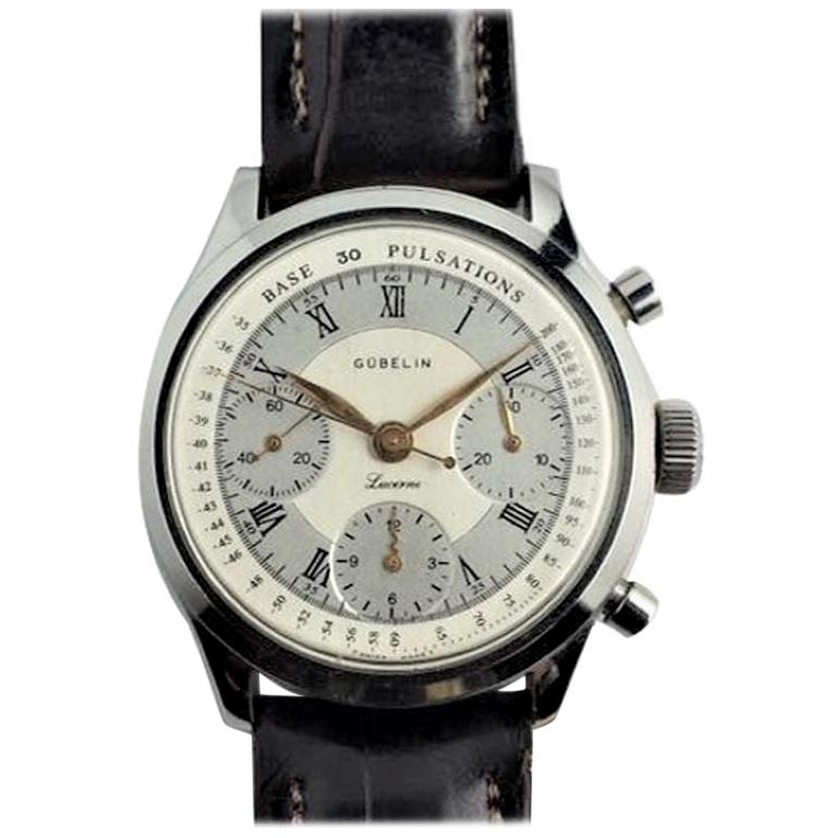 Rolex Stainless Steel Monobloc Chronograph Ref 3525 circa 1940s at ...