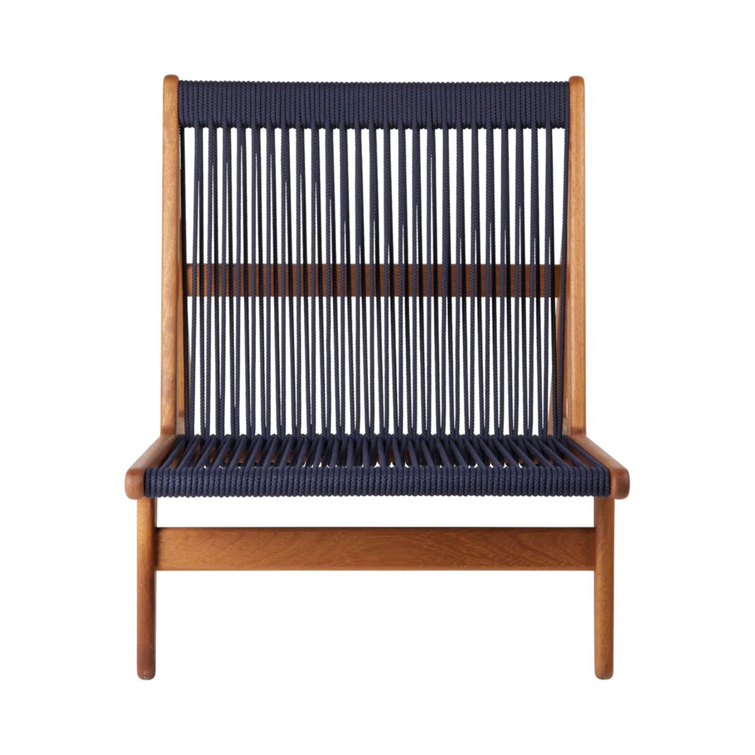 Gubi X Noah special edition MR01 outdoor lounge chair in solid wood For ...