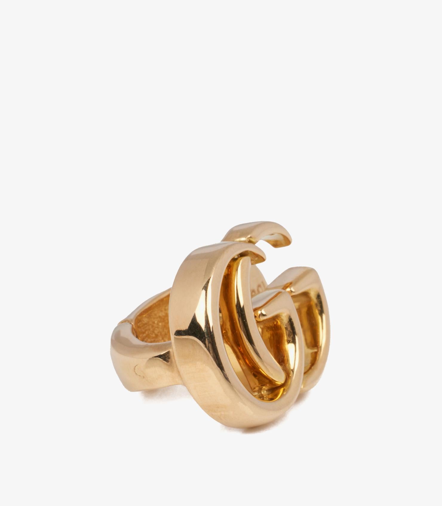 Gucci 18 Carat Yellow Gold Marmont Single Ear Cuff For Sale at 1stDibs