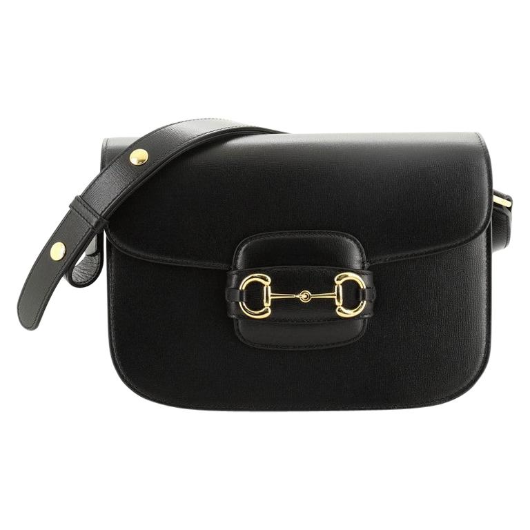 Gucci 1955 Horsebit Shoulder Bag Leather Small at 1stDibs