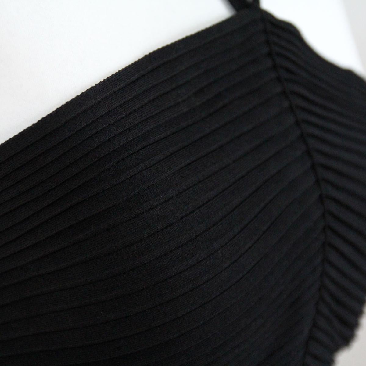GUCCI 2004 Black Bustier Top by Tom Ford at 1stDibs