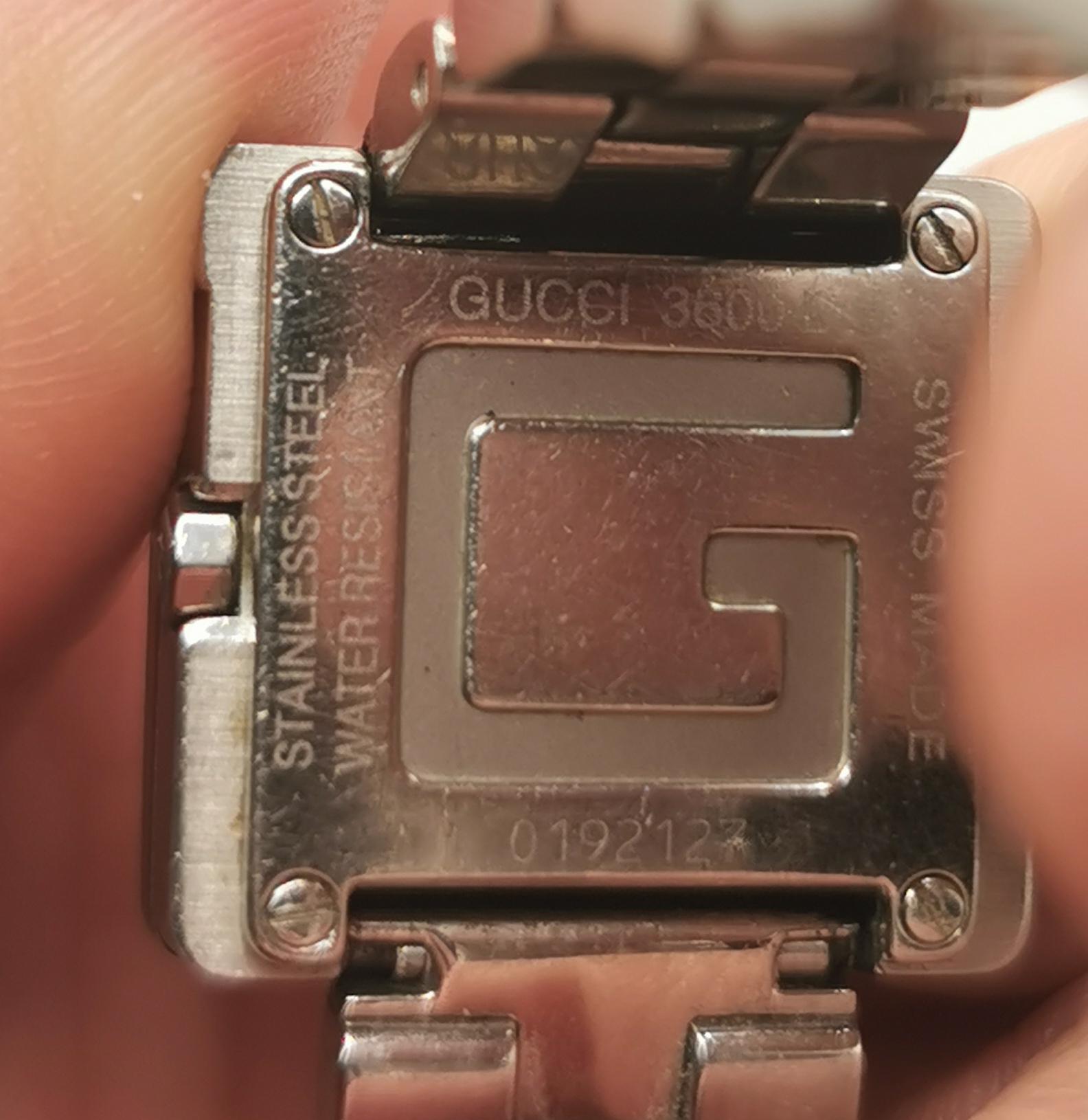 Gucci 3600l stainless steel G face wrist watch at 1stDibs | gucci 1600 ...