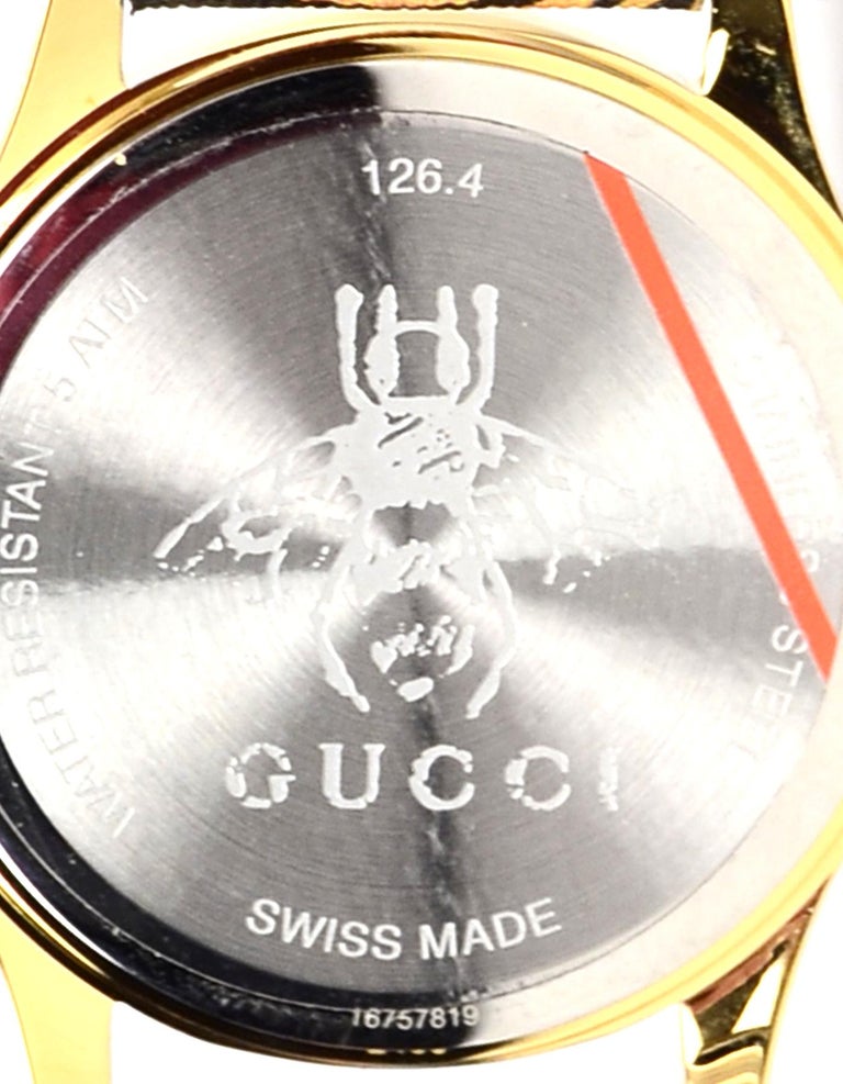 Gucci 38m Unisex Le Marche Des Merveilles Bengal Tiger Quartz Watch w ...