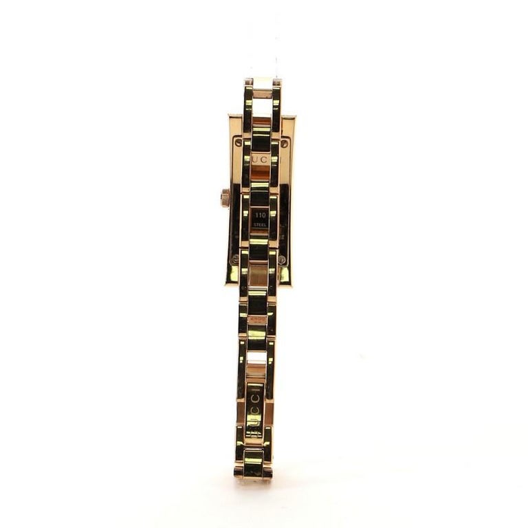 Gucci 3900 Series Quartz Watch Rose Gold-Plated Steel and GG Mother of ...