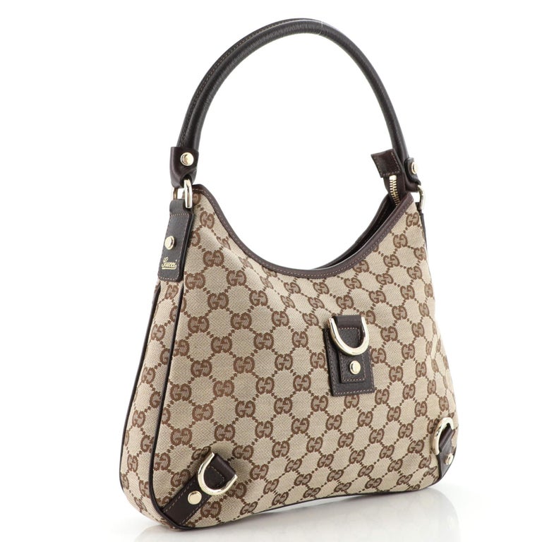 Gucci Abbey D-Ring Hobo GG Canvas Medium For Sale at 1stDibs