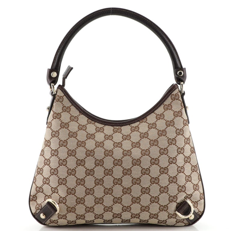 Gucci Abbey D-Ring Hobo GG Canvas Medium For Sale at 1stDibs