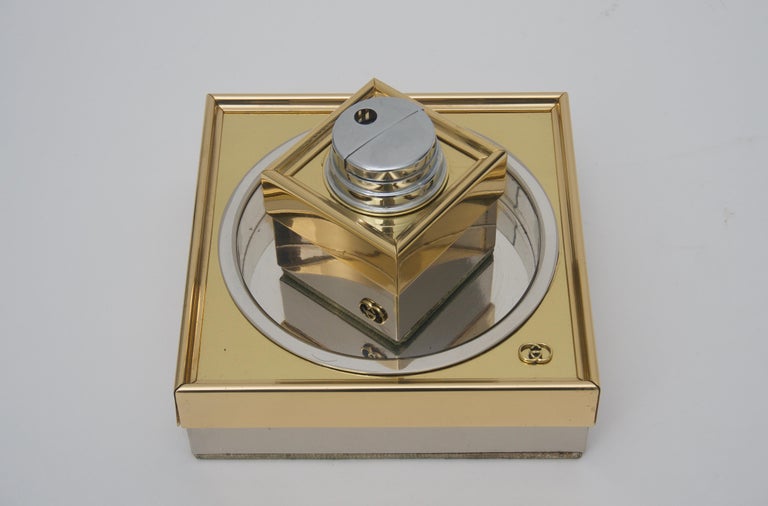 Gucci Ash Tray and Lighter at 1stDibs