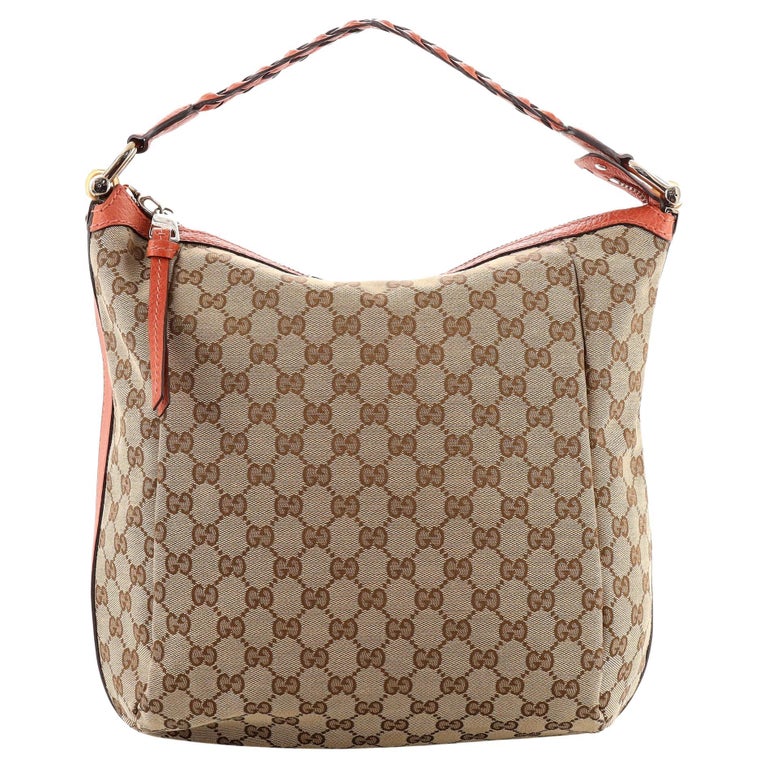 Gucci Bamboo Bar Hobo GG Canvas Medium at 1stDibs