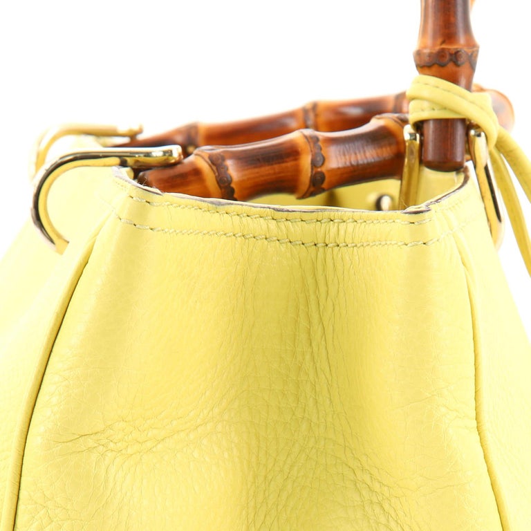 Gucci Bamboo Shopper Tote Leather Medium at 1stDibs
