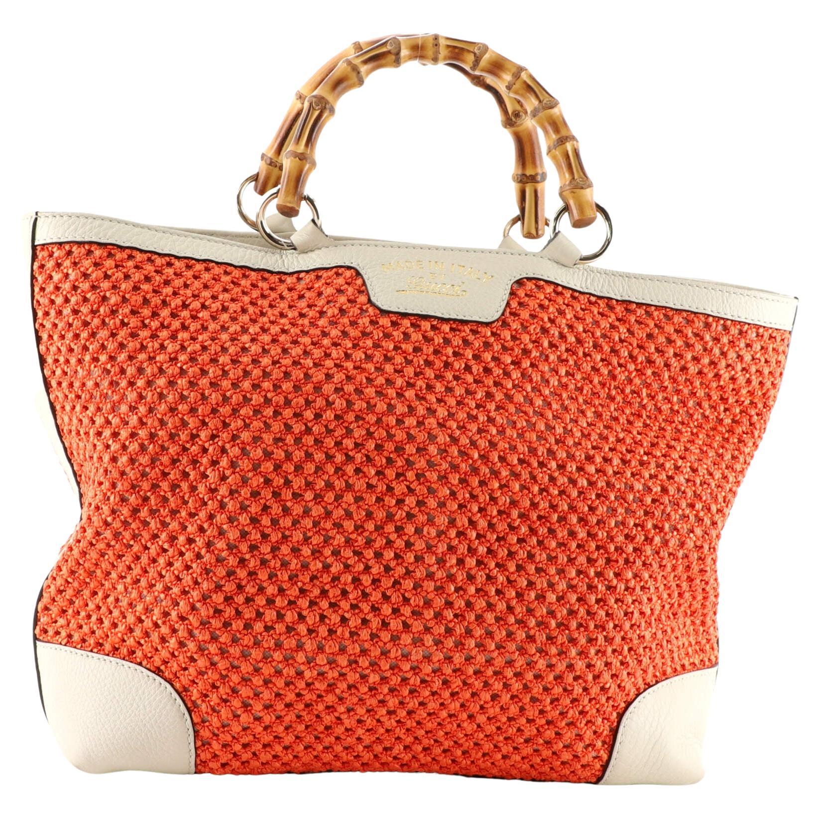 Gucci Diana Bamboo Top Handle Tote Leather Medium at 1stDibs