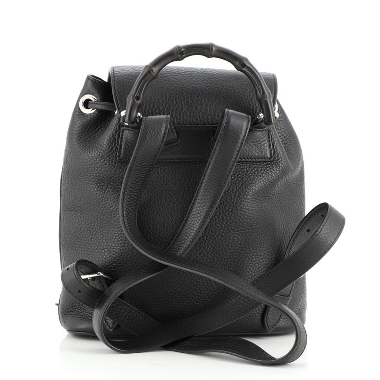 Gucci Bamboo Tassel Backpack Leather Mini For Sale at 1stDibs