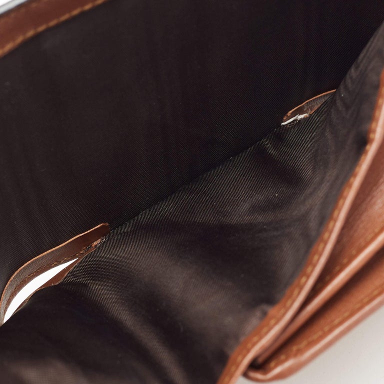 Gucci Beige/Black GG Supreme Canvas and Leather Padlock Wallet For Sale ...