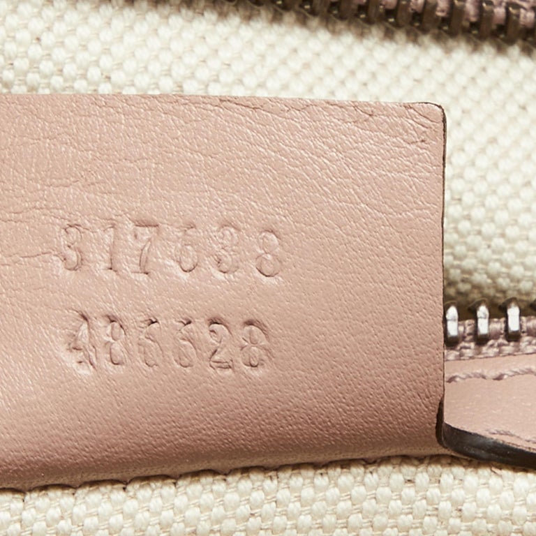 Gucci Beige Patent Leather Bright Bit Clutch For Sale at 1stDibs