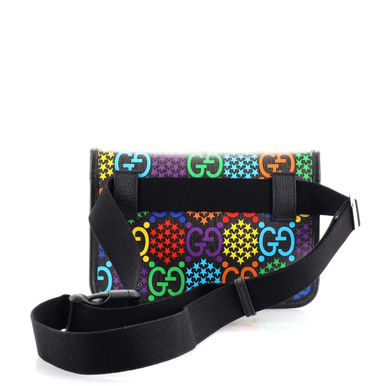 Gucci Belt Bag Psychedelic Print GG Coated Canvas at 1stDibs