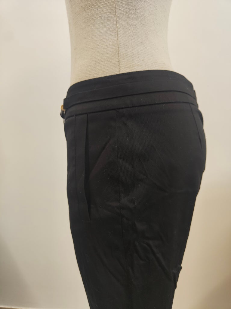 Gucci black horsebit pants For Sale at 1stDibs