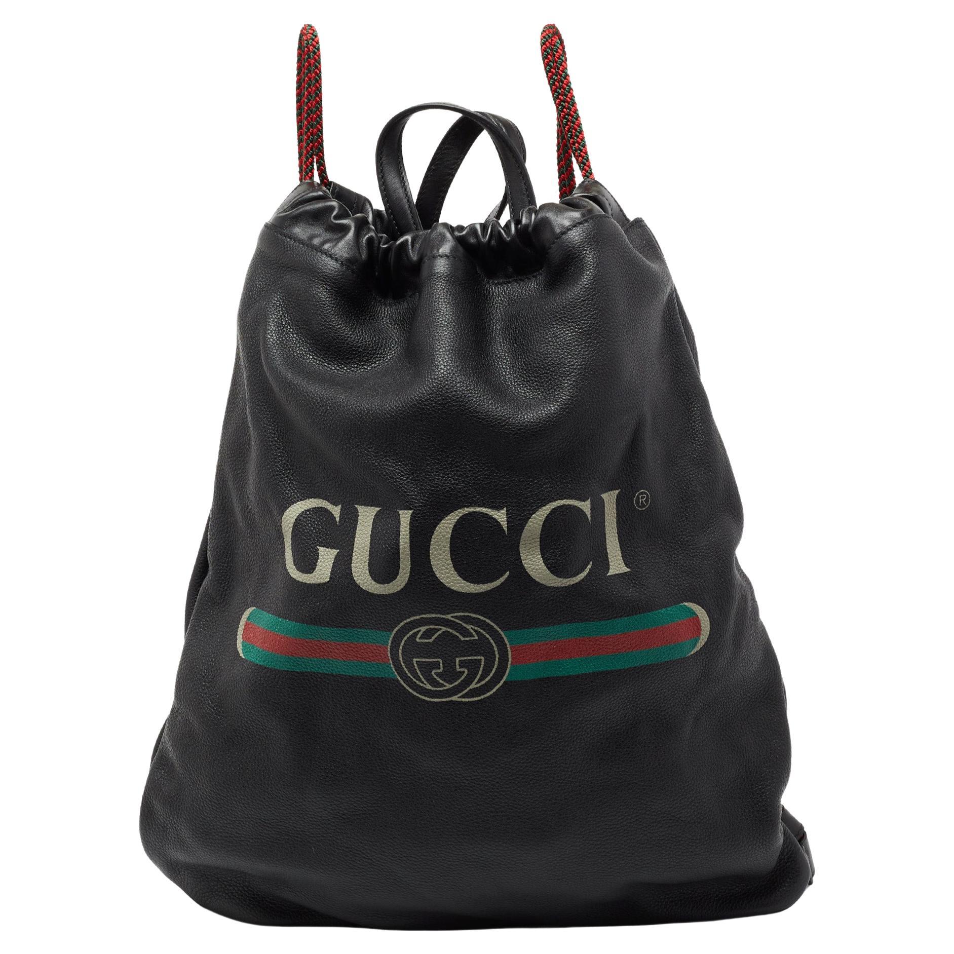 Gucci Black Satin Horsebit Rhinestone Evening Gold Small Mini Backpack For Sale at 1stDibs