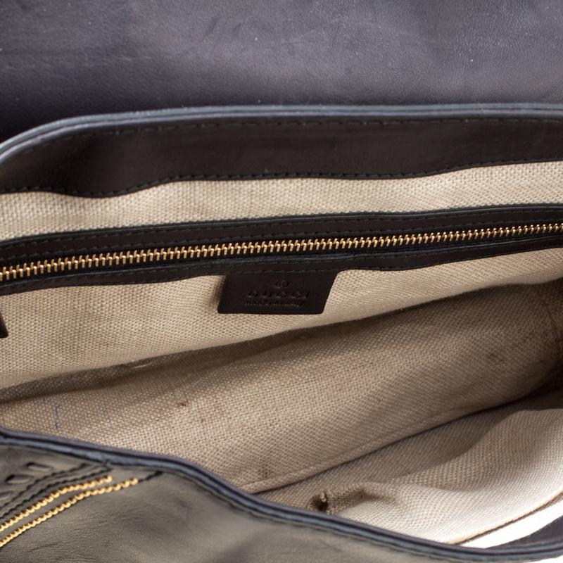 Gucci Black Leather Medium Snaffle Bit Shoulder Bag For Sale at 1stDibs ...