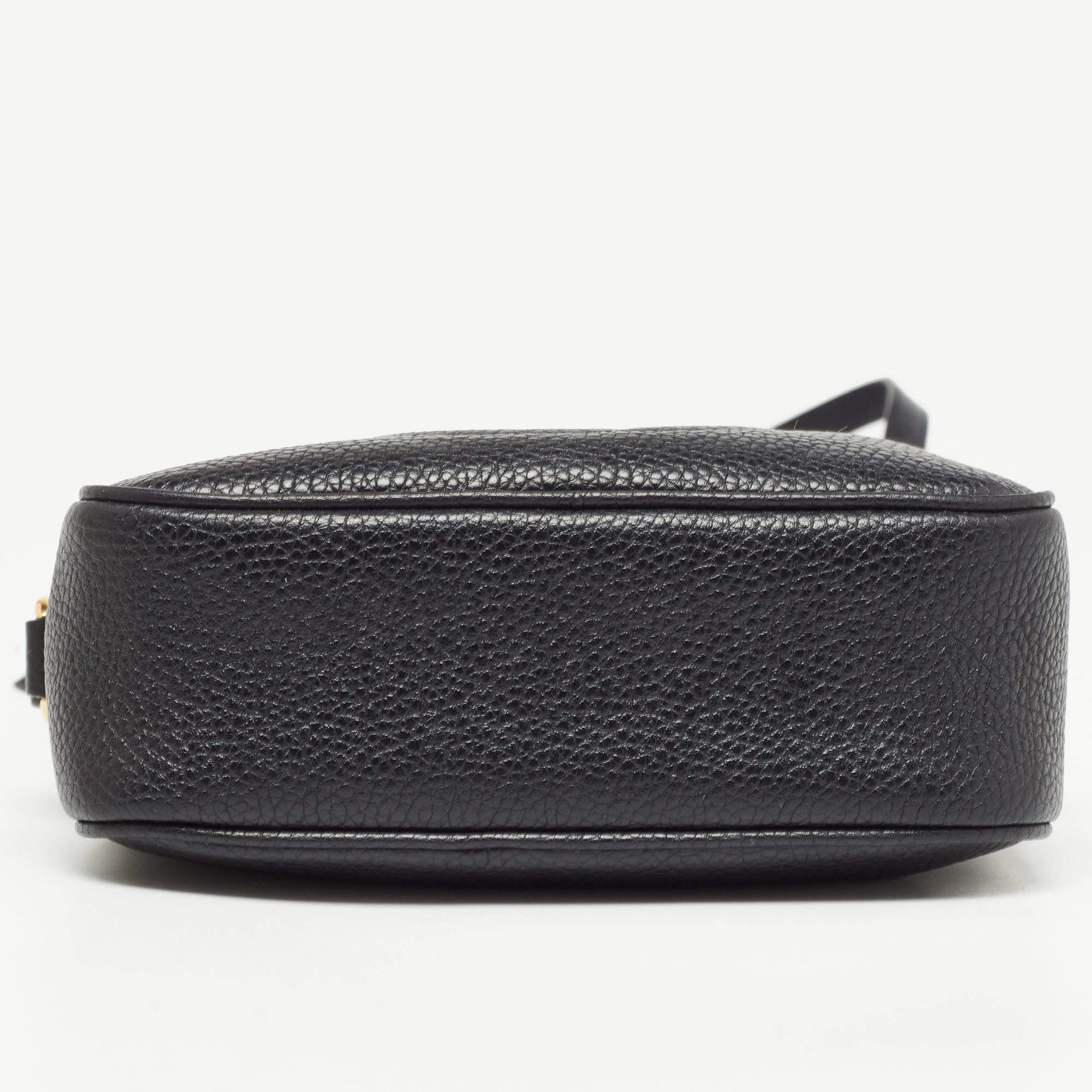 Gucci Black Leather Mini Soho Disco Shoulder Bag For Sale at 1stDibs
