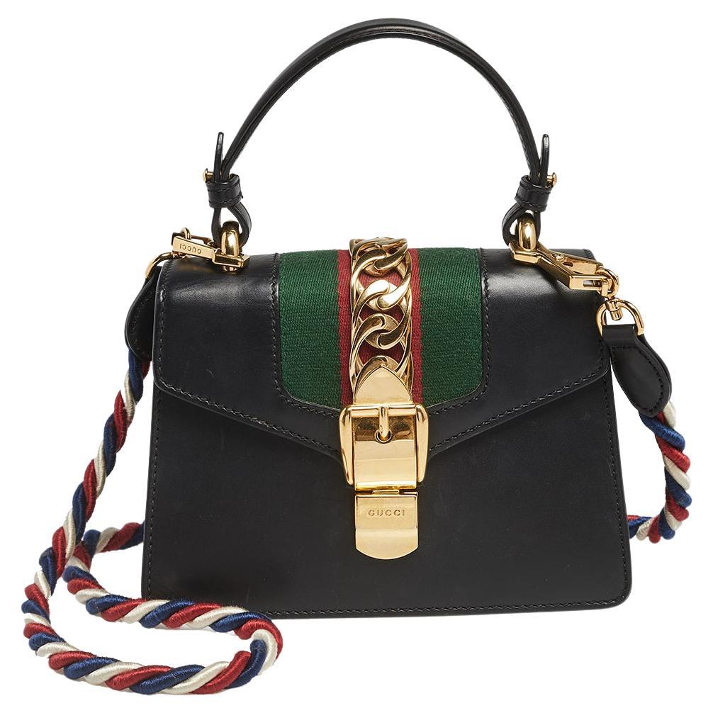 Gucci GG Marmont Animalier Top Handle Bag Leather Medium at 1stDibs