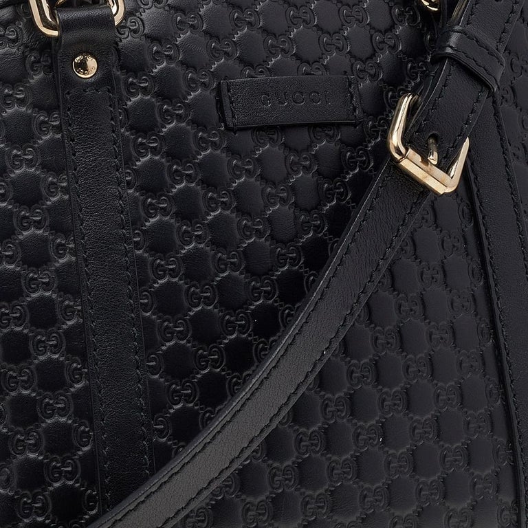 Gucci Black Microguccissima Leather Mini Dome Bag at 1stDibs