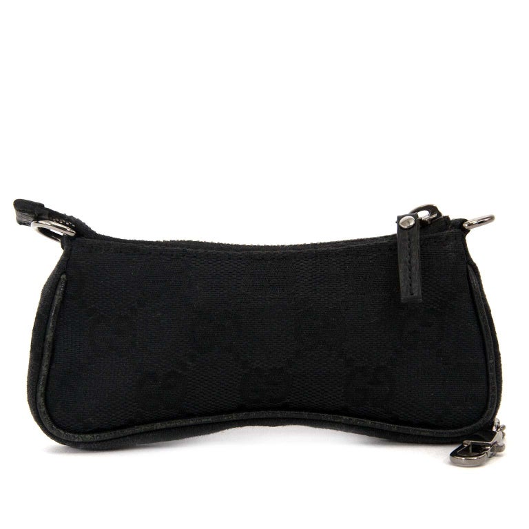 Gucci Black Monogram Key Case at 1stDibs